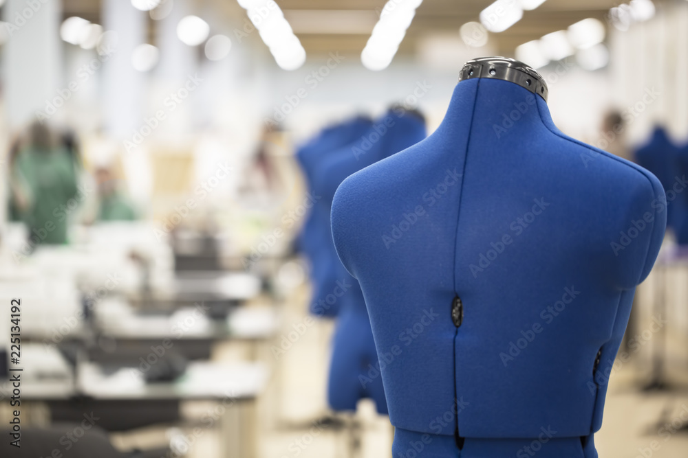 Interior of garment factory shop. Stock Photo | Adobe Stock