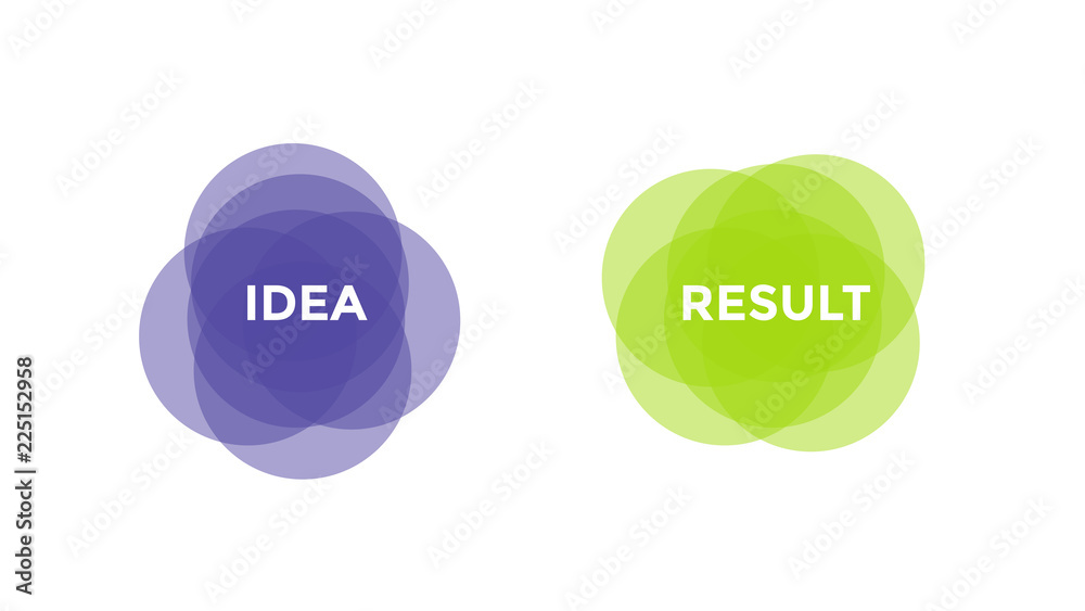 Vector infographic, cycle diagram, labels graph, stickers presentation ...