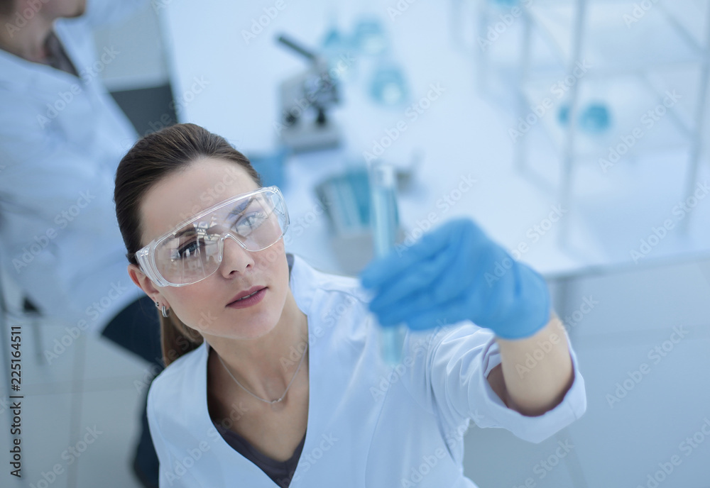 scientists are conducting research in a modern laboratory Stock Photo ...