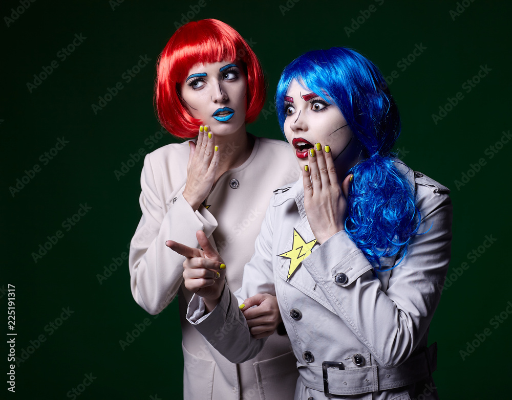 Female detectives investigate a crime. Stock Photo | Adobe Stock