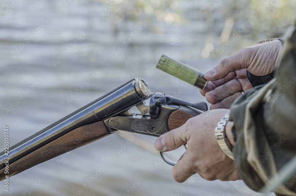 hunting, shotgun, smoke, rifle, barrel, gun, smoking, shot, background ...