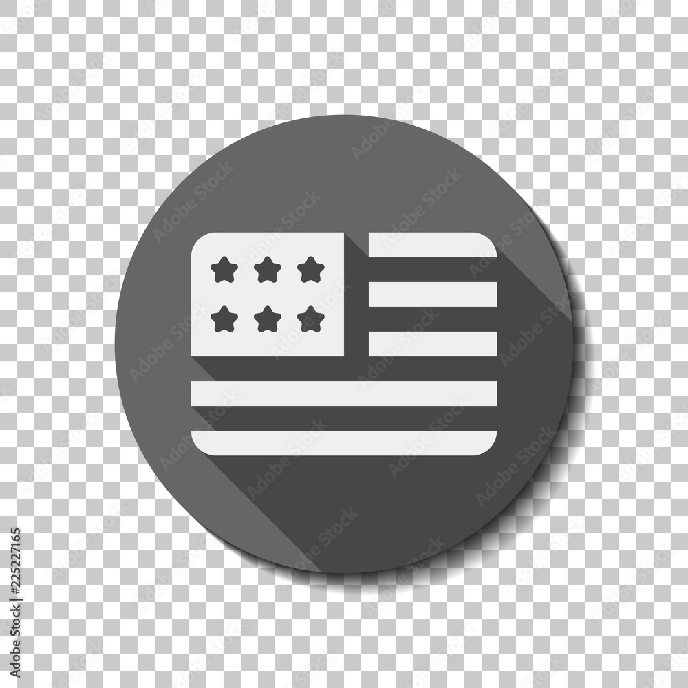 Usa Flag Icon Flat