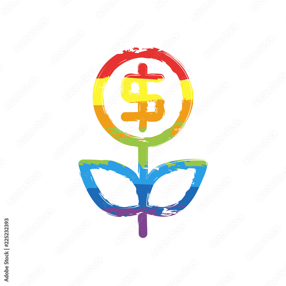 Money Flower Drawing