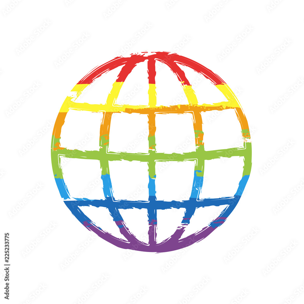 Rainbow Globe Logo