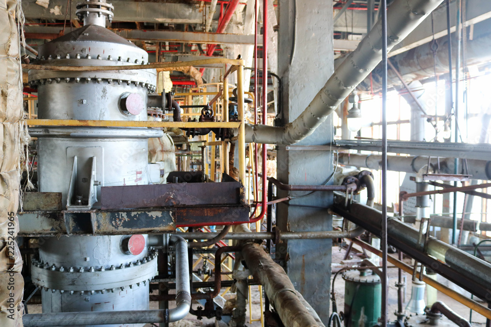 Repair of chemical process equipment of pipelines, pumps, tanks, heat ...