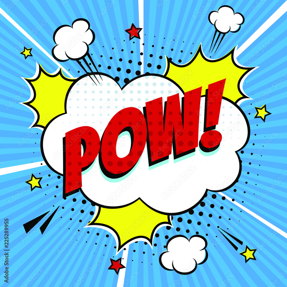 Comic Book Lettering Pow