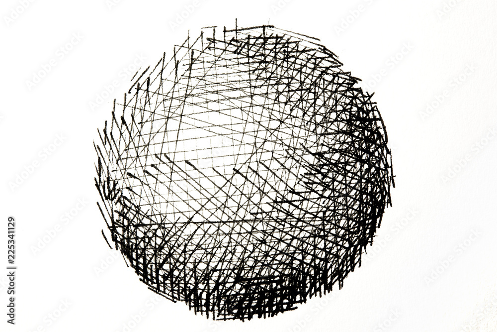 Sphere Line Drawing