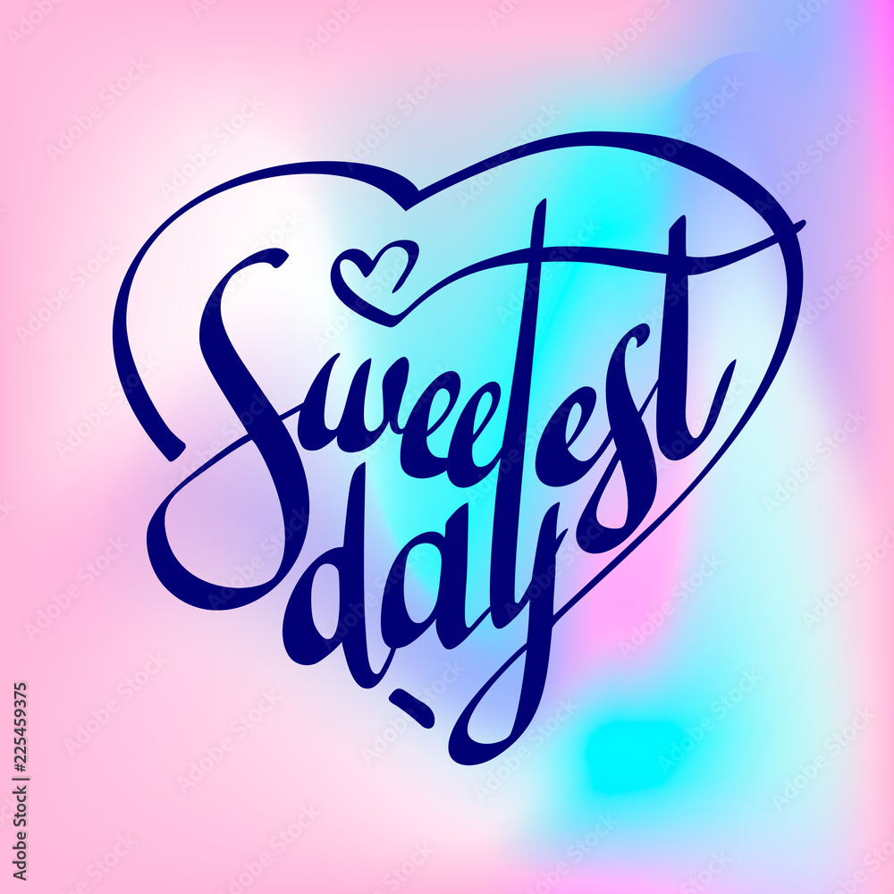 Sweetest day text logo. Simple illustration of sweetest day text vector ...