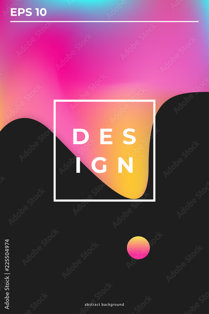 Abstract color gradient background. Modern sreen background for mobile ...