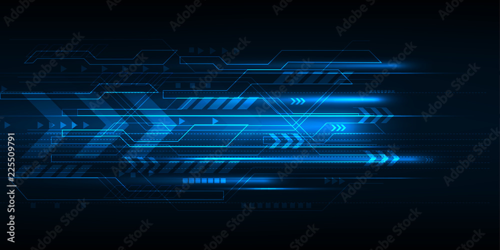 High speed movement design. Hi-tech. Abstract technology background ...