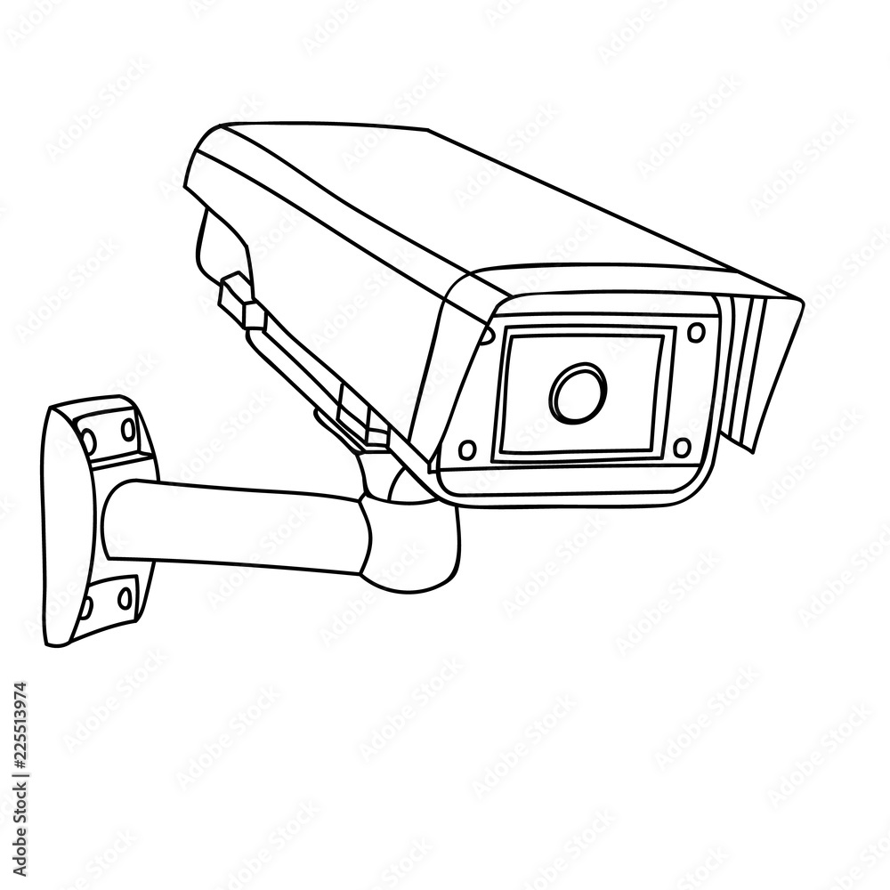 Security Camera Drawing