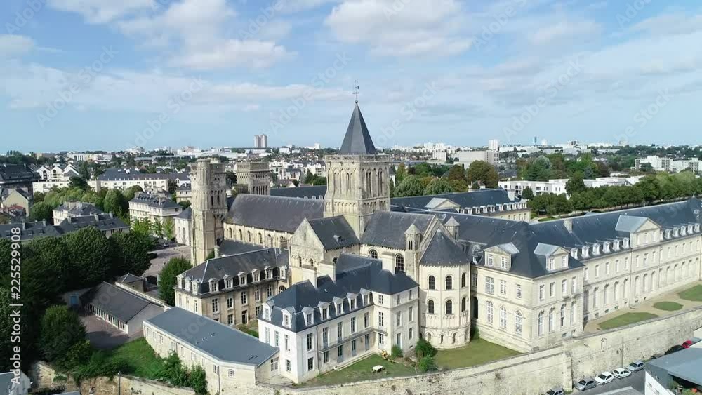 CAEN, FRANCE - The Abbey Church of Sainte-Trinite (the Holy Trinity ...