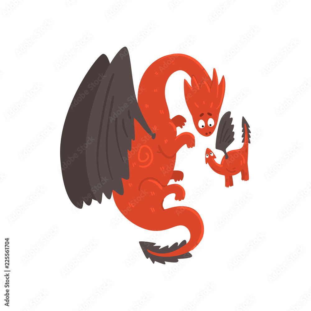 Maroon Cartoon Animal