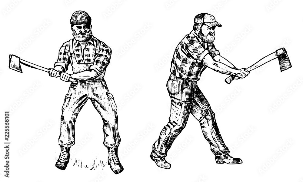 Lumberjack Sketch