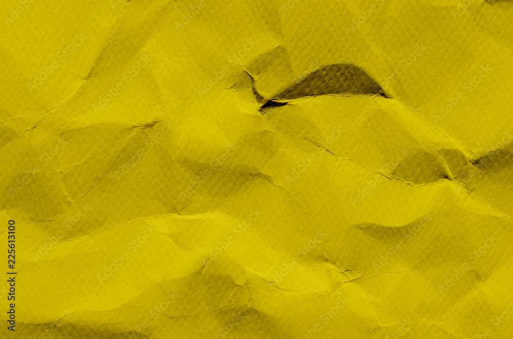 Yellow background and wallpaper by crumpled paper texture and free ...