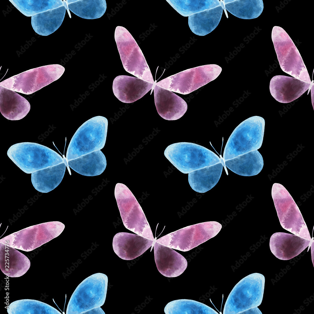 Pink And Blue Butterfly Pictures
