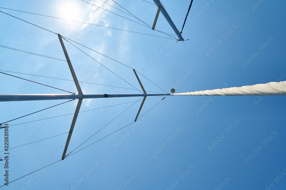 Poles of sailboats Stock Photo | Adobe Stock