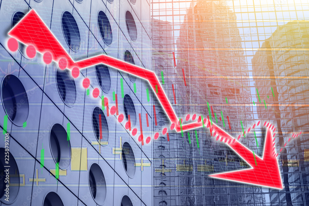 Stock index growth shown the graph and chart in Commercial buildings ...