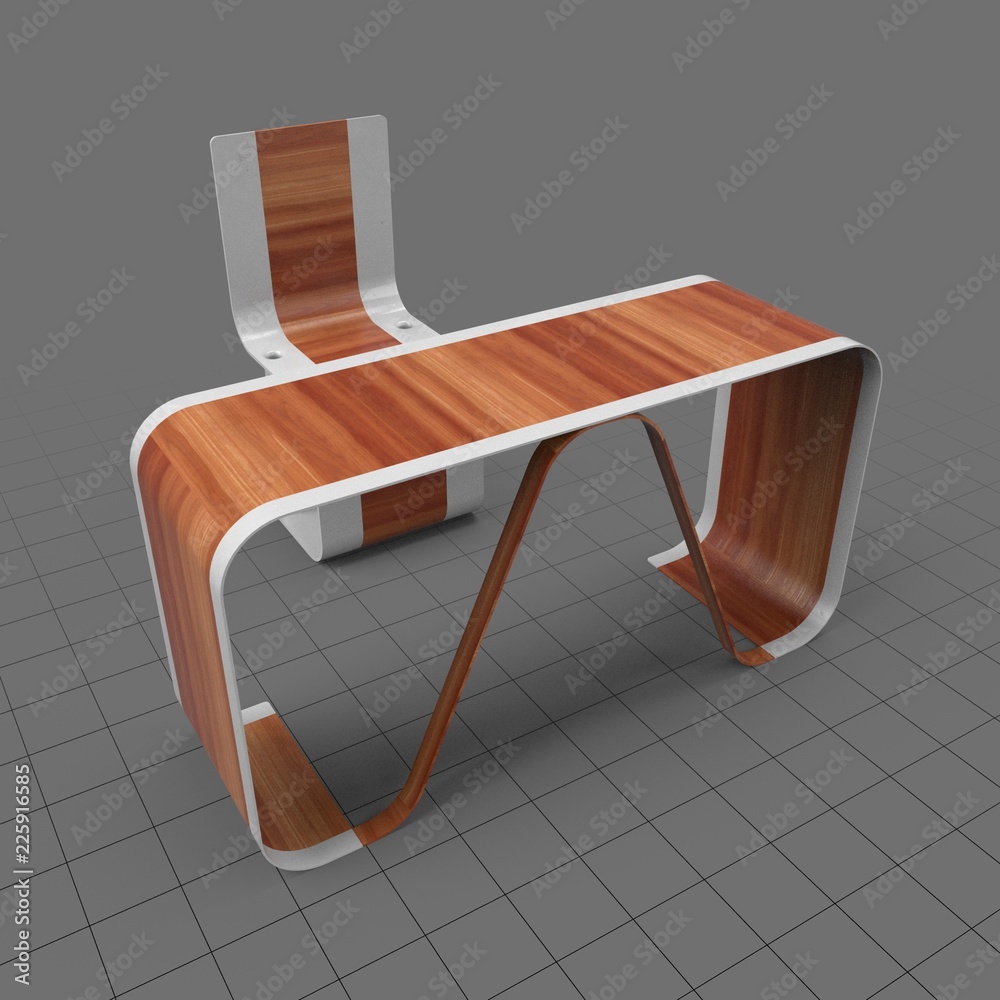 Modern desk and chair Stock 3D asset | Adobe Stock