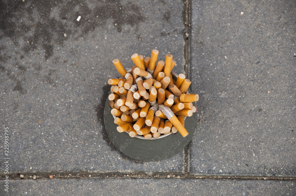 Overflowing Ashtray