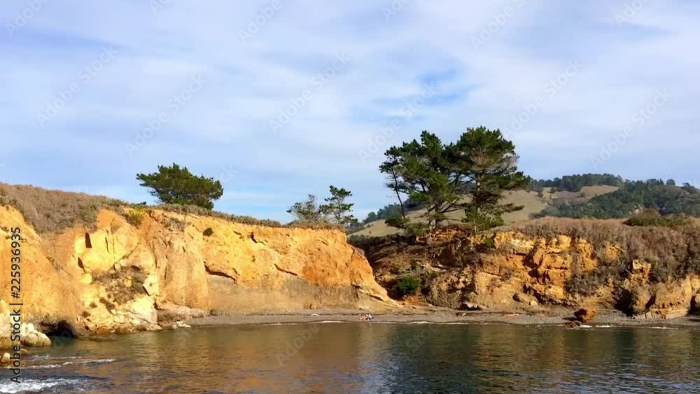 The Pacific Ocean at the Point Lobos State Natural Reserve, California ...