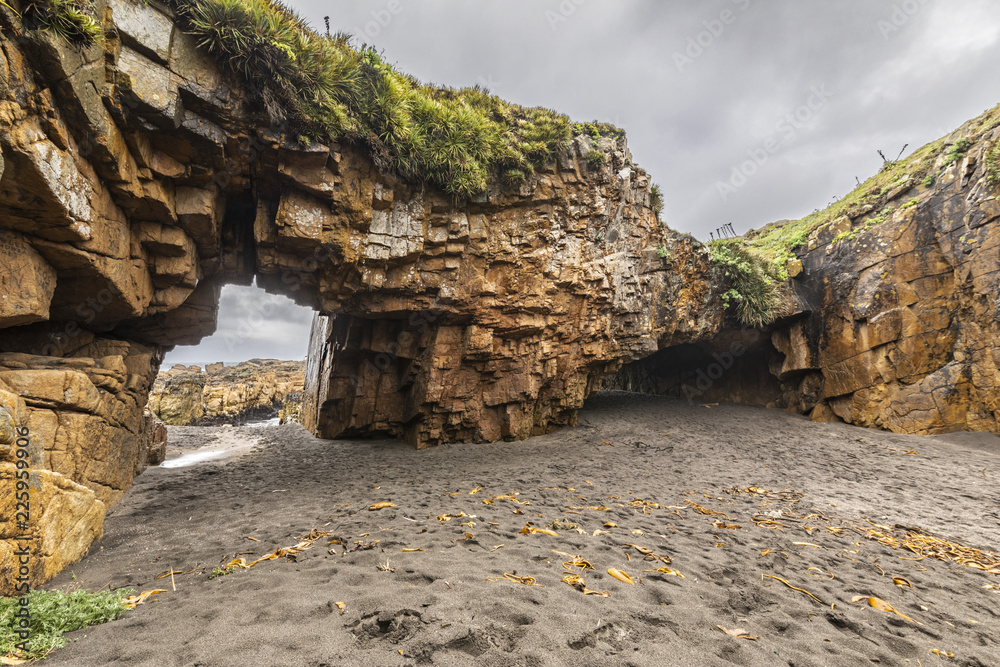 The famous travel destination of "Arcos de Calan", a magical name for a ...
