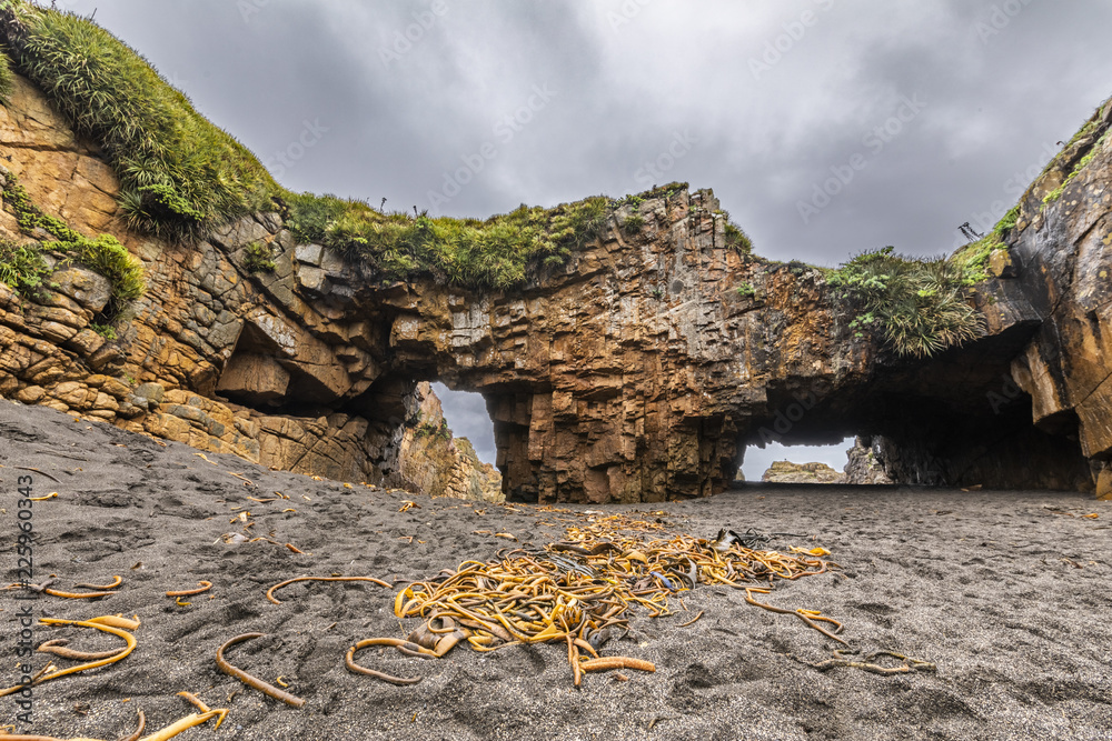 The famous travel destination of "Arcos de Calan", a magical name for a ...
