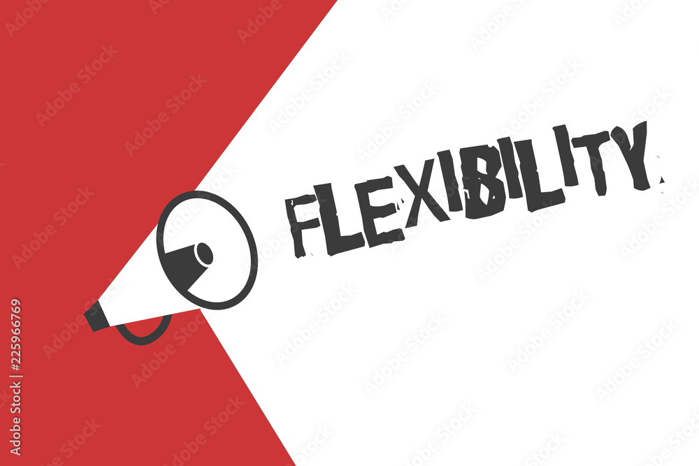 Flexibility Word