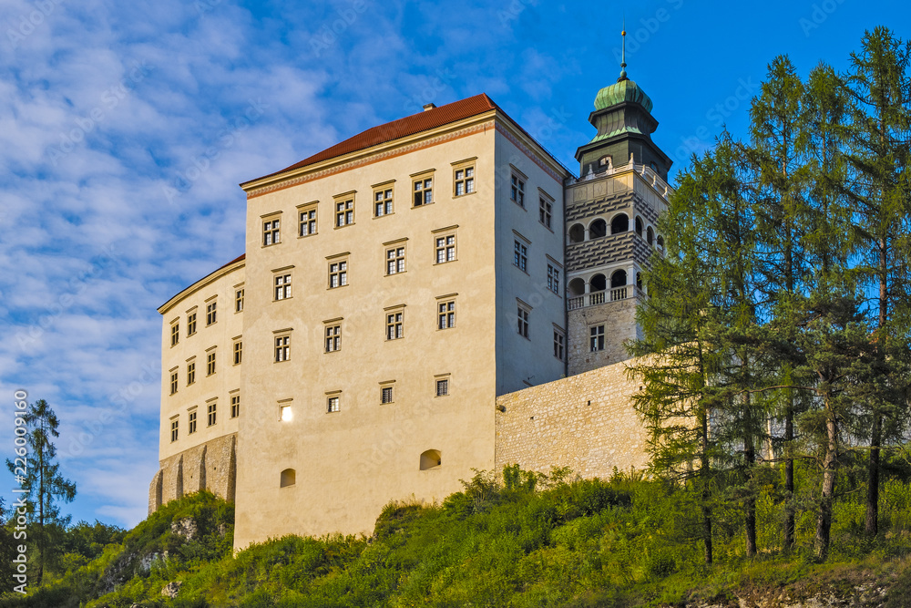 Pieskowa Skala, Poland - Historic castle Pieskowa Skala by the Pradnik ...