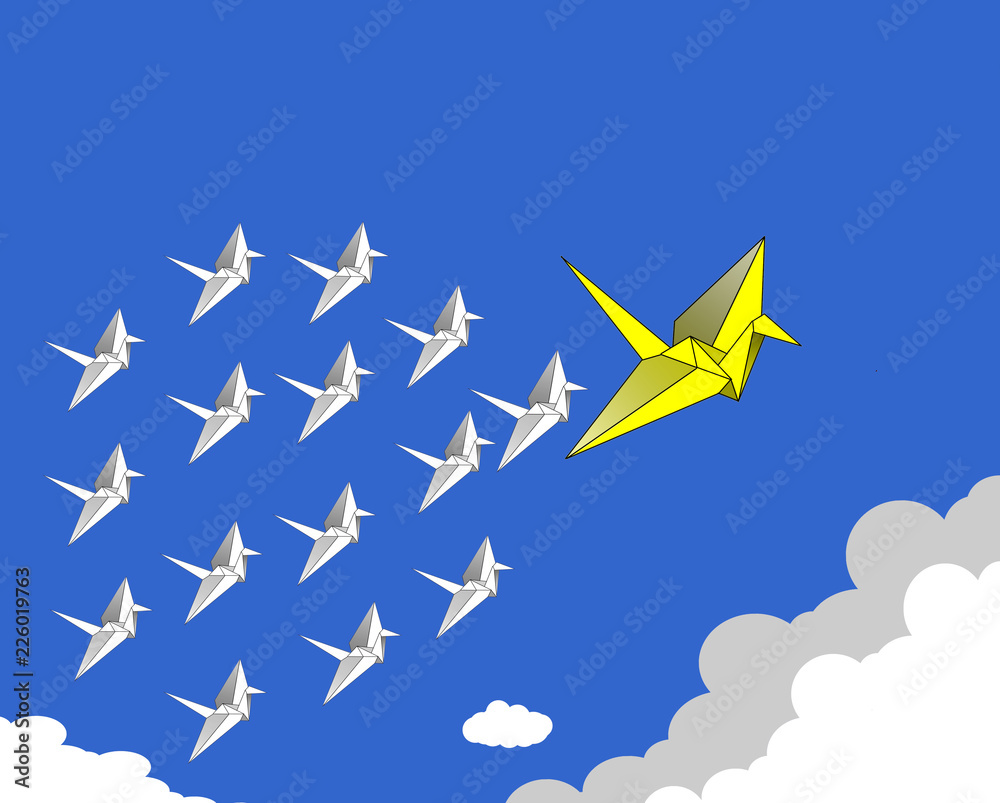 yellow leader paper bird is the way forward for folk of paper birds are ...