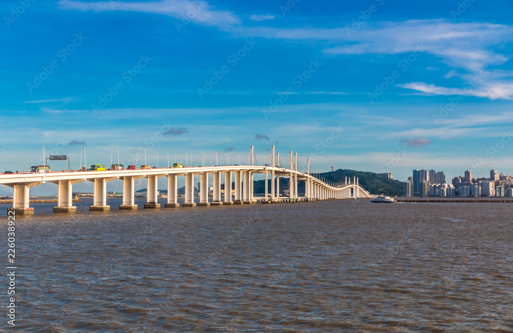 The amazing Macau-Taipa Bridge (aka Amizade Bridge or Friendship Bridge ...