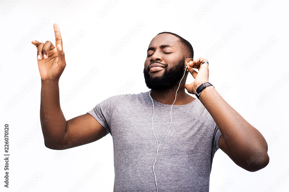Black Guy Listening To Music