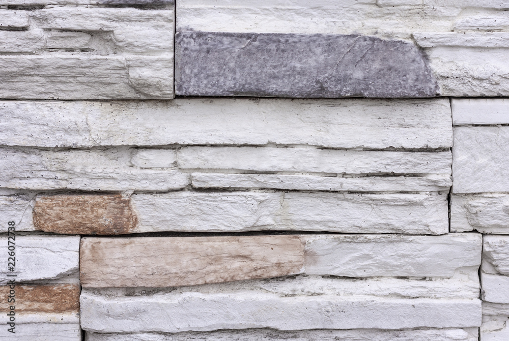 Board formed concrete texture. Stone wall background with colorful ...