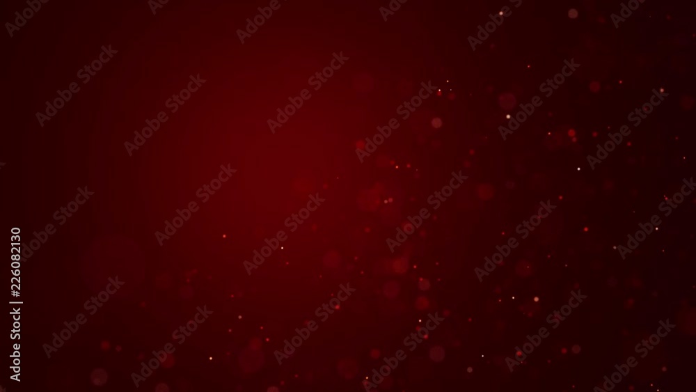 red holiday background with moving lights loopable animation Stock ...