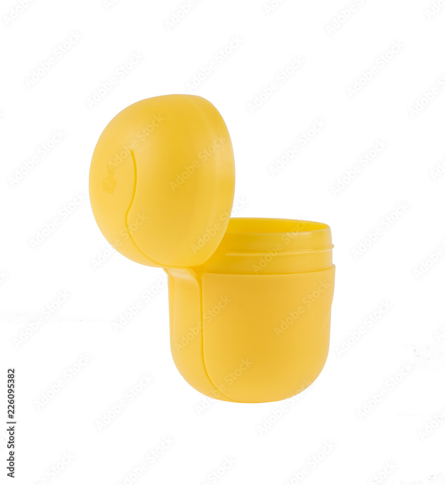 yellow capsule kinder surprise isolated on white background Stock Photo ...