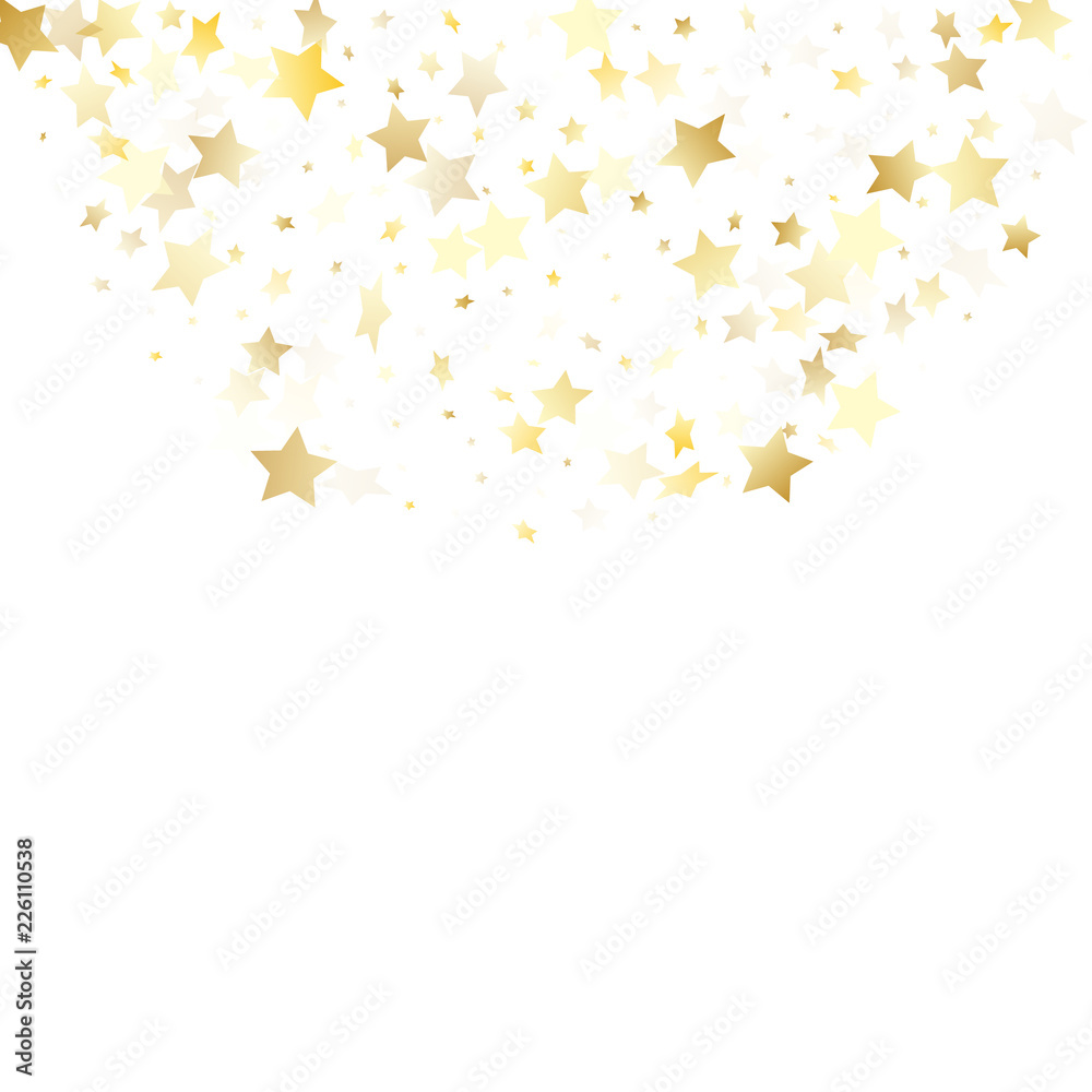 Sparkly Gold Star