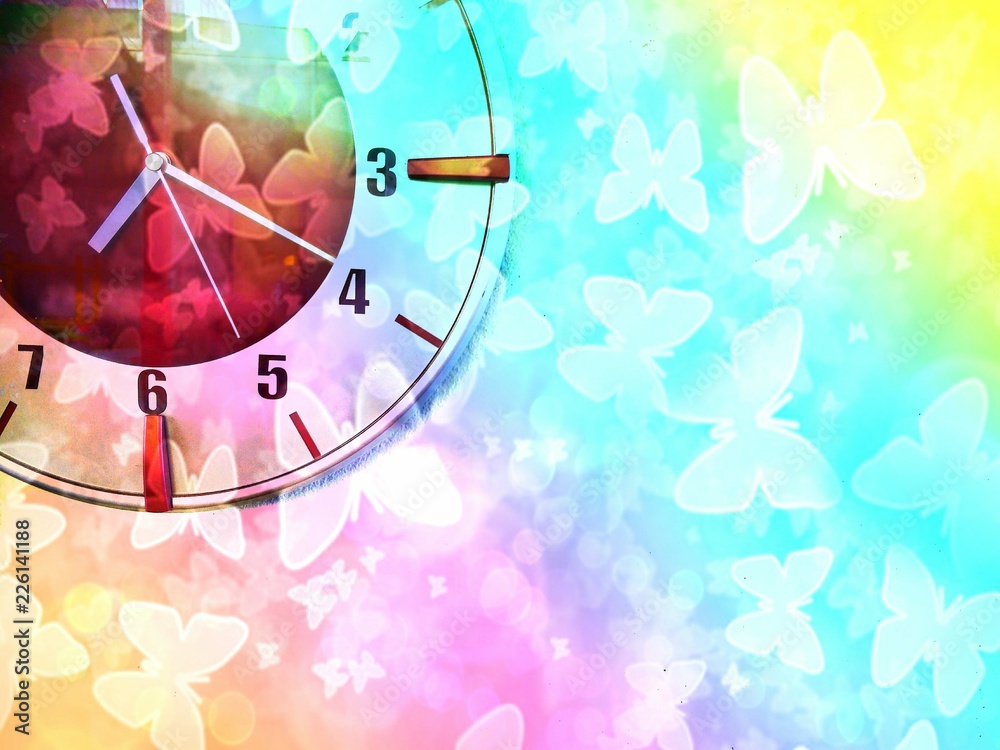 Clock Background Design