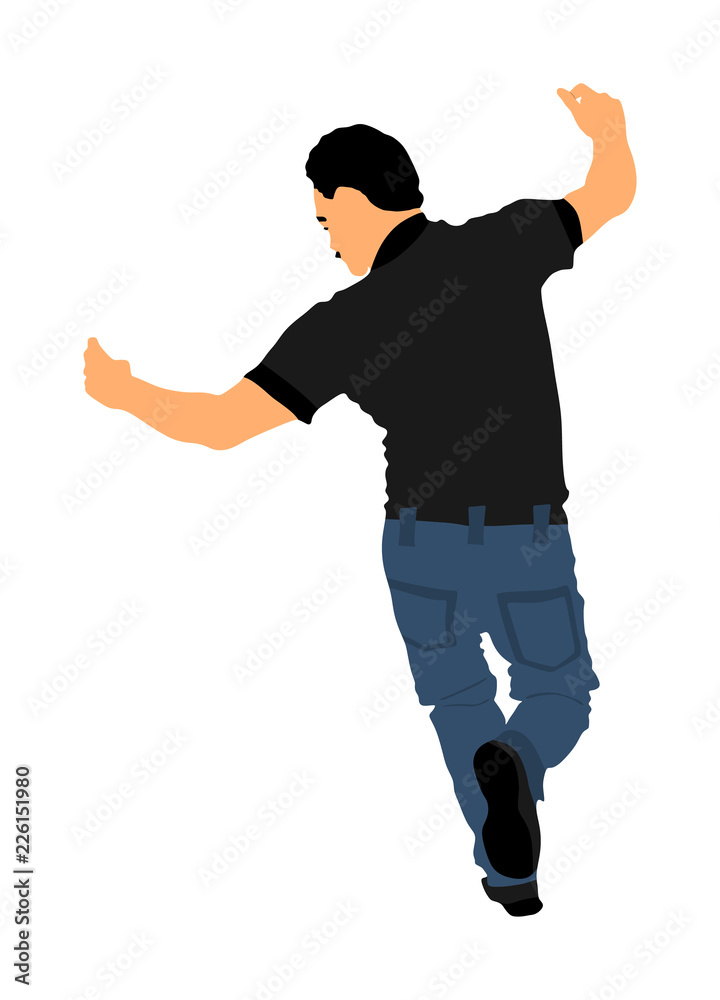 A Greek Evzone dancing vector isolated on white background. Traditional ...