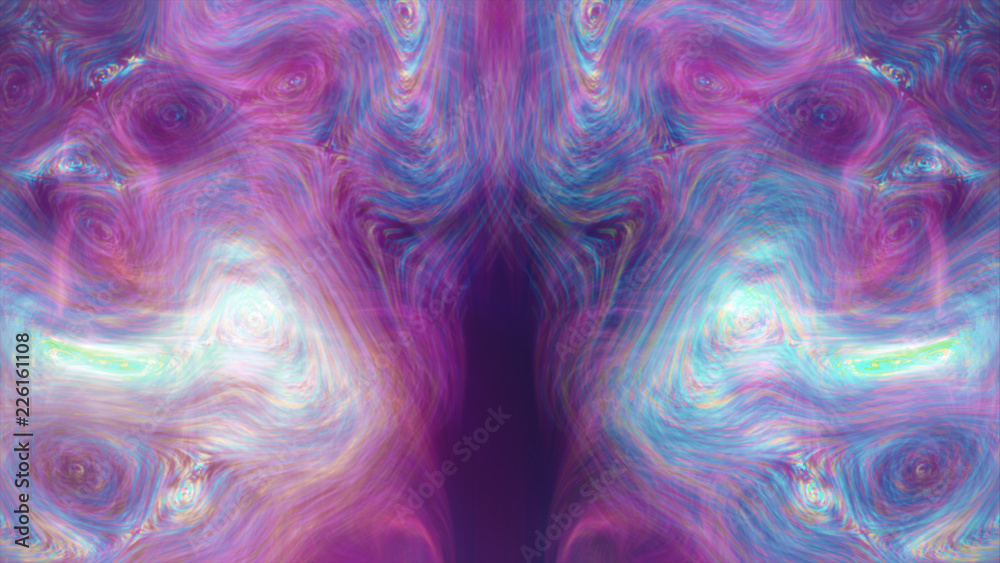lsd. vivid psychedelic background with structured spinning colorful. An ...