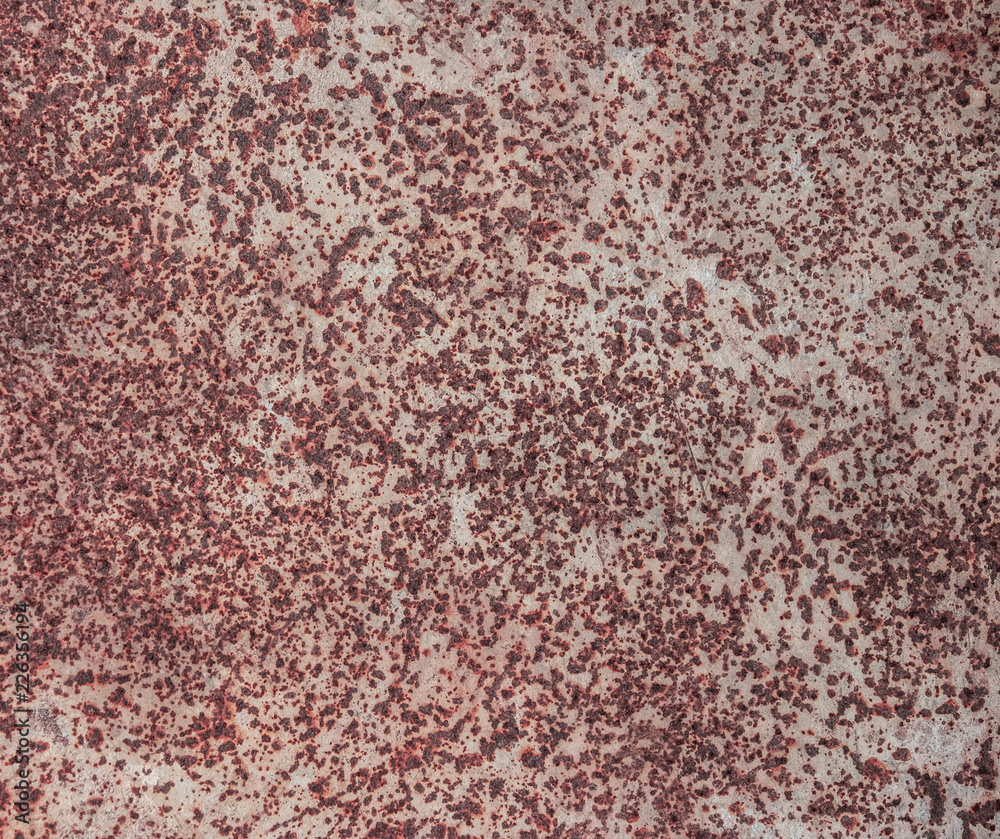 Surface iron. A lot of pitting corrosion. Natural background Stock 写真 ...