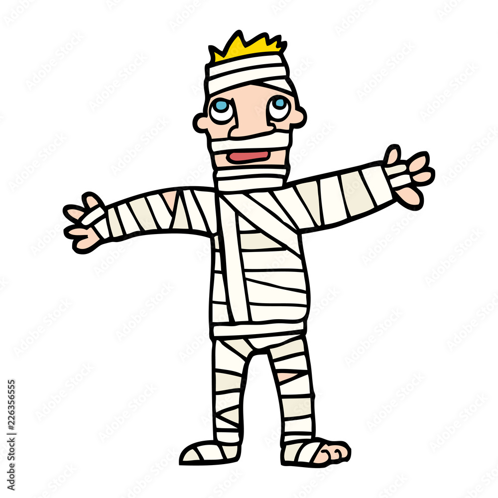 Bandaged Hand Drawing