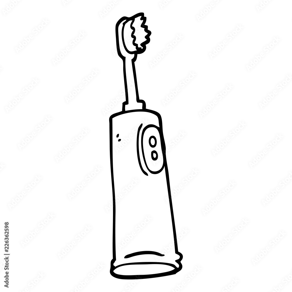 Electric Toothbrush Drawing