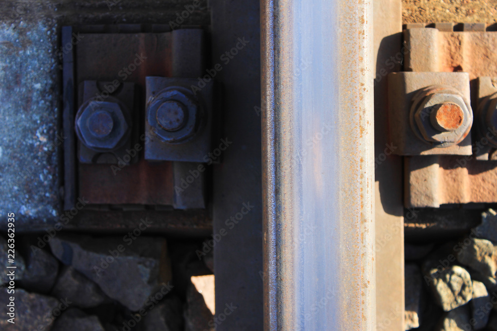 Concrete Train Rail Detail