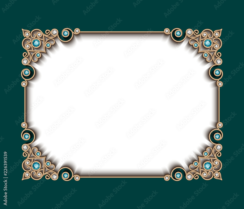 Jewelry Border Clipart