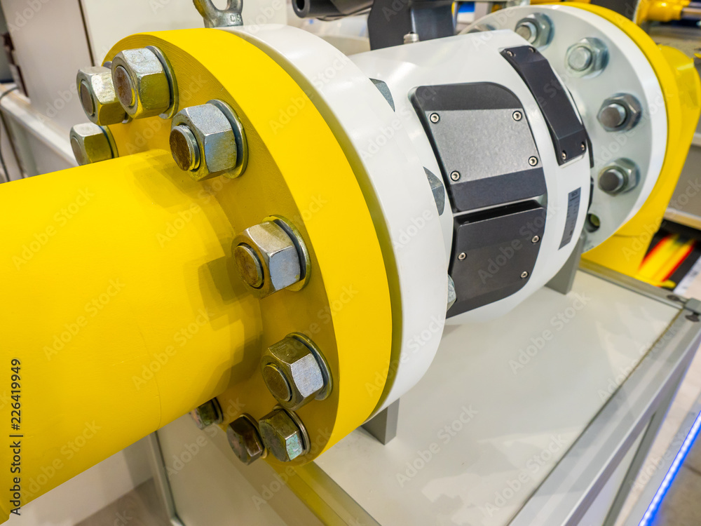 Pressure control valve in oil and gas process and controlled by Program ...