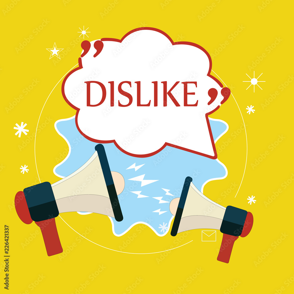 The Word Dislike