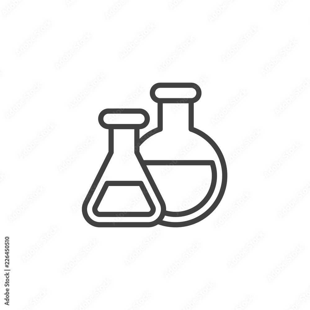Science Beaker Outline