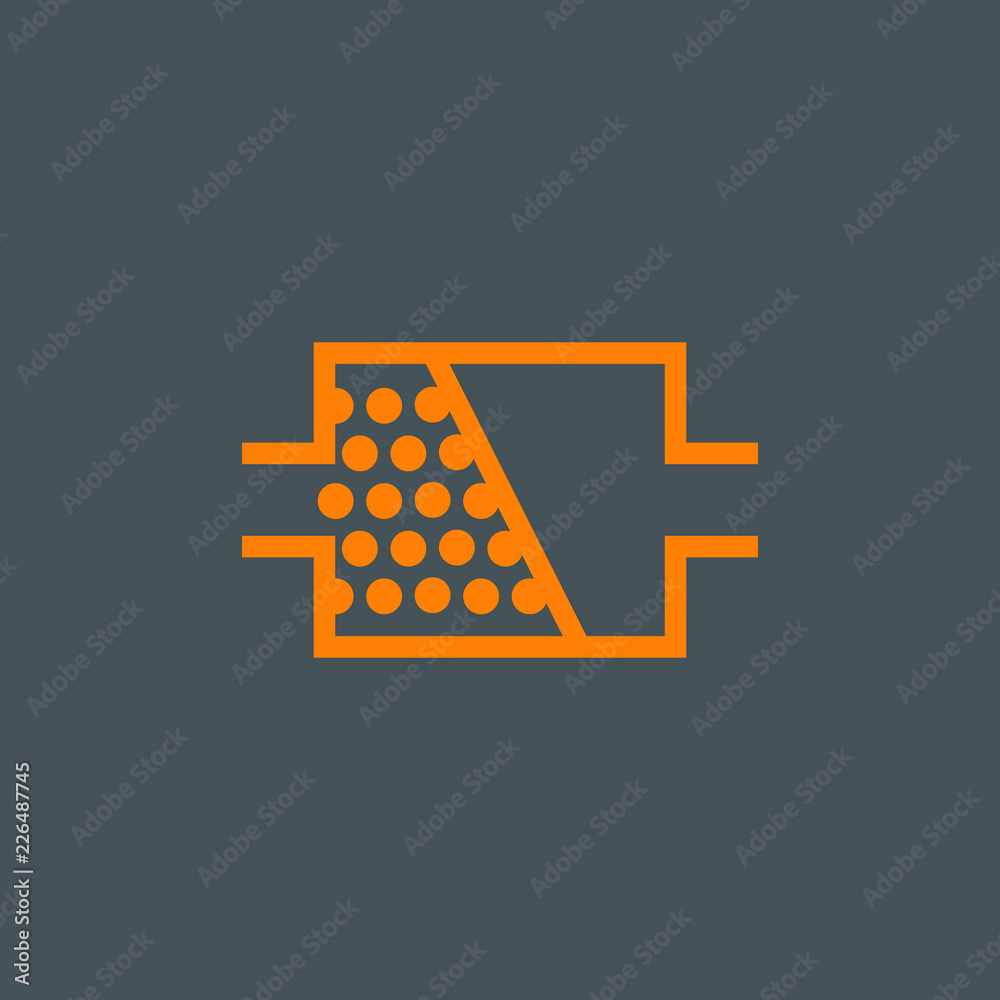 DPF diesel particulate filter icon Stock Vector | Adobe Stock