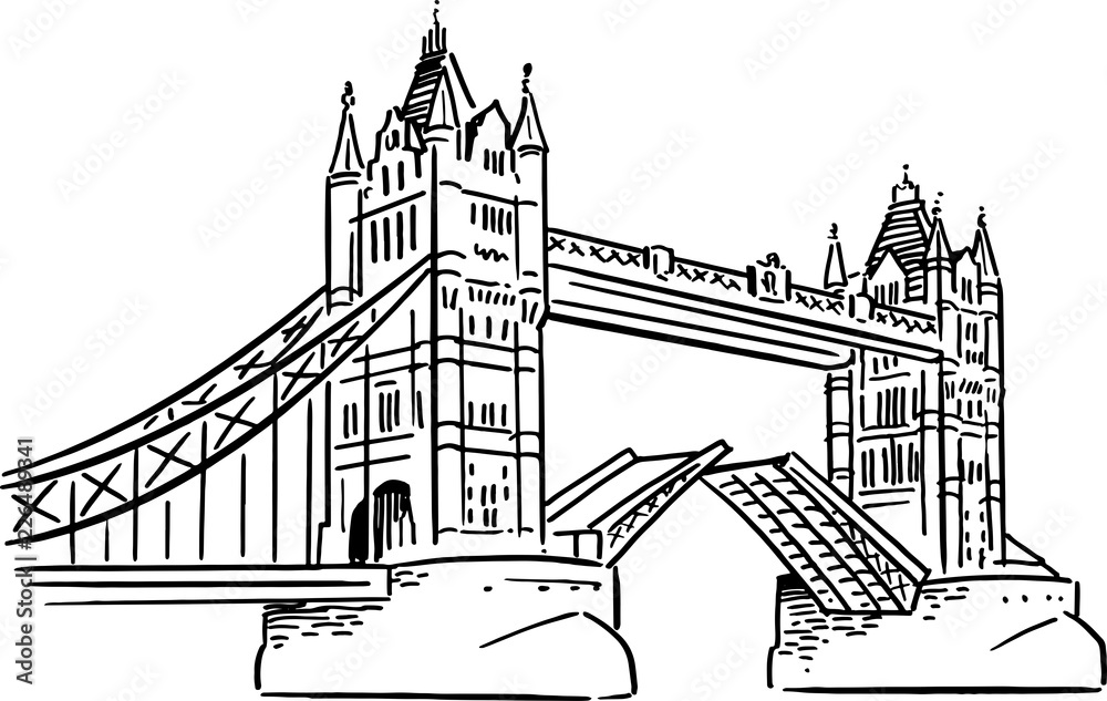 Tower Bridge London Vector