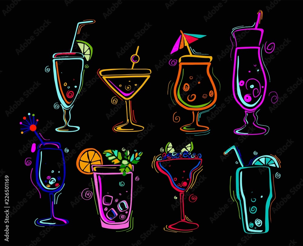 Cocktail Party Vector